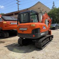 China Second Hand 7 Ton Digger Machine Doosan DX60 Used Excavator for sale