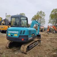China Used Mini Track Excavator SWE60E Second Hand Digger Equipment for sale