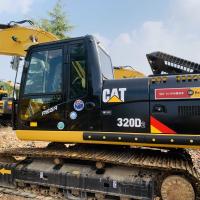 China Cat 320d Used Caterpillar Excavator Medium 20t Original Paint Color for sale