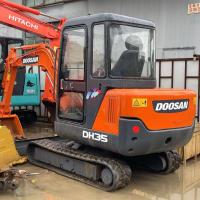 China Used Hydraulic Small Crawler Excavator Dh35 3.5 Ton Mini Excavator for sale