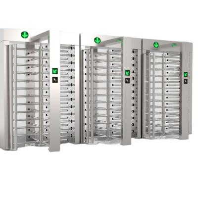 China Full Height Turnstile Gate 304 Stainless Steel 2300mm Height Access Control for sale