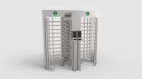 China Full Height Turnstile Gate 304 Stainless Steel 2300mm Height Access Control for sale