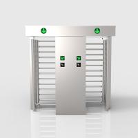 China Full Height Turnstile 304 Stainless Steel Bi-Directional Solenoid 600mm Pass Width for sale