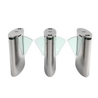 China Smart High Speed Waist High Turnstile 1200mm 304 Stainless Steel Swing Barrier Access Control Gate for sale