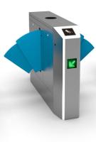 China Security Access Control Waist High Turnstile Drop Arm Turnstile 1200mm 280mm 1000mm for sale