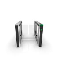 China Acrylic Arm Swing Barrier Turnstile RS485 Automatic Swing Gate System for sale