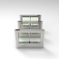China Acrylic Arm Swing Barrier Turnstile RS485 Automatic Swing Gate System for sale