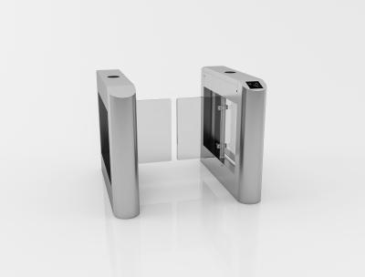 China SUS304 Biometric Face High Speed Security Swing Gate Turnstile 550mm Channel Width AC110V for sale
