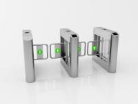 China Automatic SUS304 Pedestrian Swing Gate , Access Control RFID Barrier Gate For Handicap for sale