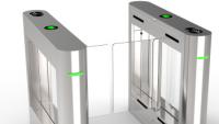 China Full Height Speed Gate Turnstile 304 Stainless Steel Security Swing Gate with Card Reader for sale