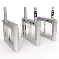 China Full Height Speed Gate Turnstile 304 Stainless Steel Security Swing Gate with Card Reader for sale