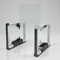 China Fitness Center Swing Barrier Turnstile Anti-Shock Access Control Gate 1200x150x1000mm AC100-240V for sale