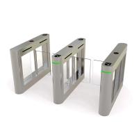 China 900mm Small Swing Gate Anti Collision Arc Access Control Gate Temperature Measurement for sale