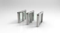 China Indoor Lobby Entry Face Recognition Turnstile Single Direction With Security Entrance Detector for sale