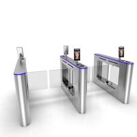China 280mm Face Recognition Turnstile Fingerprint Reader 304 Stainless Steel Turnstiles for sale