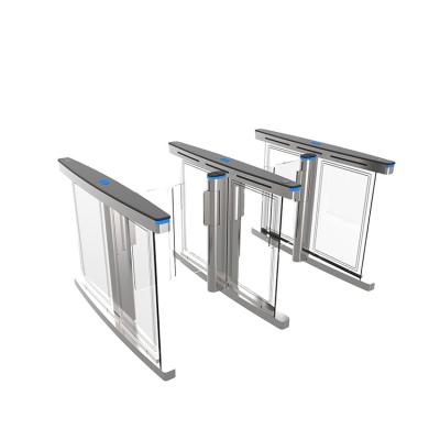 China Brushless Motor Turnstile Security System 1400mm 600mm Pass Width High Speed Airport Turnstile for sale