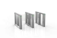 China Stainless Steel Swing Gate Turnstile 1200x150x980mm DC24V Brushless Motor Pedestrian Access Control for sale