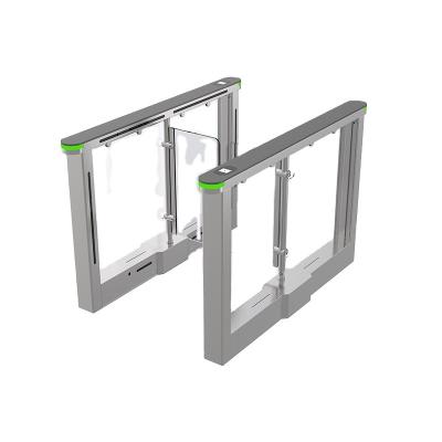 China Stainless Steel Swing Gate Turnstile 1200x150x980mm DC24V Brushless Motor Pedestrian Access Control for sale