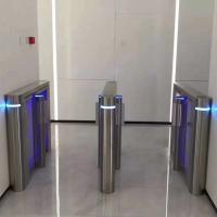 China Custom Single Electronic Turnstile Gates Auto Servo Motor Construction Site Turnstiles for sale