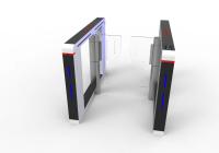 China Fast Passing RFID Tripod Turnstile Gate High Security Tempered Glass for sale