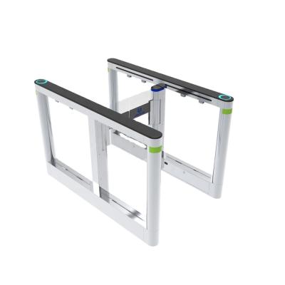 China DC Brushless Motor Pedestrian Swing Gate Portable Turnstile Biometric Access Control for sale