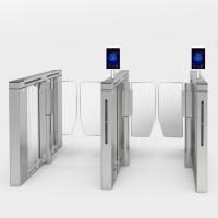 China DC Brushless Motor Pedestrian Swing Gate Portable Turnstile Biometric Access Control for sale