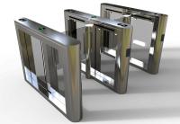 China SS304 Swing Turnstile Gate 600mm Passage Width Fast Speed Security Access Control for sale