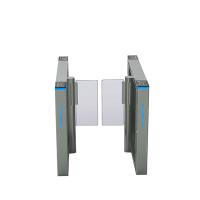 China Security Swing Barrier Turnstile Pinpad Single Lane Flap Barrier For Gyms for sale