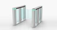 China Entrance Speed Gate Turnstile , Round Turnstile Swing Gate With Face Recognition for sale