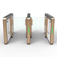 China Entrance Speed Gate Turnstile , Round Turnstile Swing Gate With Face Recognition for sale