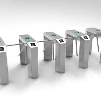 China Stainless Steel Flap Barrier Turnstile BRT Station Tripod Security Gate 1200x280x1000mm for sale