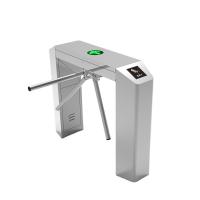 China Full Height Tripod Turnstile Gate 304 Stainless Steel 1200x280x990mm Card Swipe Access Control for sale