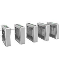 China Full Height Tripod Turnstile Gate 304 Stainless Steel 1200x280x990mm Card Swipe Access Control for sale