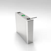 China DC Motor Full Height Turnstile Gate 304 Stainless Steel Pedestrian Factory Entrance Gate 220V for sale