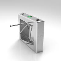 China DC Motor Full Height Turnstile Gate 304 Stainless Steel Pedestrian Factory Entrance Gate 220V for sale
