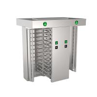 China IC ID Magcard Bar Code Security Revolving Doors Turnstile Full Height Access Control for sale