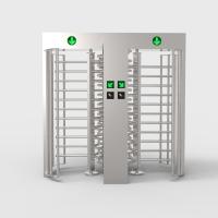 China IC ID Magcard Bar Code Security Revolving Doors Turnstile Full Height Access Control for sale