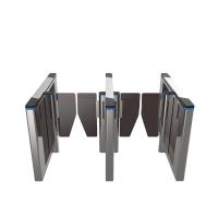 China 304 Stainless Steel Pedestrian Turnstile 0.2s Opening Speed 600-1100mm Passage for sale