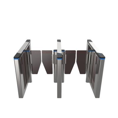 China 304 Stainless Steel Pedestrian Turnstile 0.2s Opening Speed 600-1100mm Passage for sale