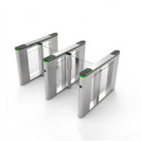 China High Speed Office Security Gates Mechanical Swing Gate With Servo Motor 50W for sale