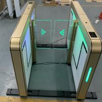 China DC24V Double Movement Speed Turnstile Barrier Steel 304 with RFID and Fingerprint for sale