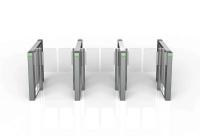 China RFID DC Motor Swing Barrier Gate Stainless Steel Office Entrance Anti Collision 30-40 Persons/min for sale