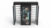 China Security Flexible Electronic Turnstile Gates , Acrylic Arm Rotating Security Gates for sale