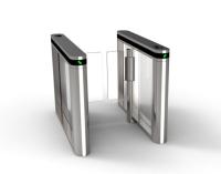 China IP42 Stainless Steel Speed Gate Turnstile 6623 550mm Passage Servo Motor for sale