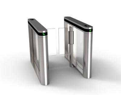 China IP42 Stainless Steel Speed Gate Turnstile 6623 550mm Passage Servo Motor for sale