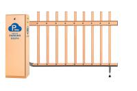 China Outdoor Straight Security Car Park Barrier Gate 6 Meter Auto Reverse for sale