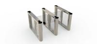 China 1.6m Length Speed Gate Turnstile Adjustable Opening High End Optical 0.3s for sale