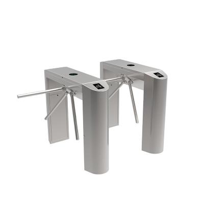 China SUS304 Semi Automatic Bridge Tripod Turnstile Gate 1200x280x980mm 550mm Pass Width for sale