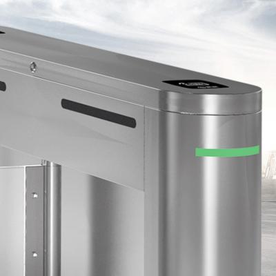 China Temperature Measurement Face Recognition Turnstile With 0.3-1.5m Distance for sale