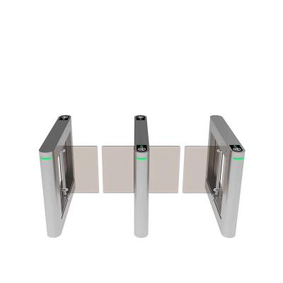 China 0.3-1.5m Smart Face Recognition Turnstile Servo Motor Access Control Gate 550mm Passage for sale